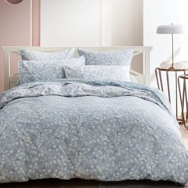 ANNE DE SOLENE Rosee Boudoir Sham - Bleu