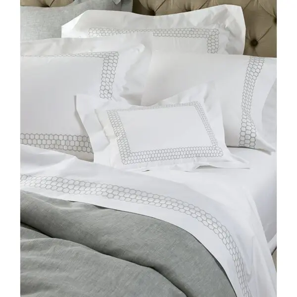 MATOUK Liana Standard Sham - Silver