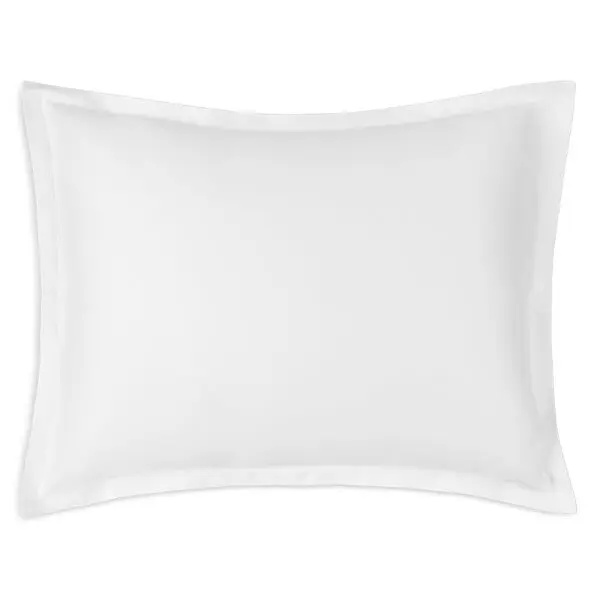 MATOUK Talita Satin Stitch Standard Sham - White