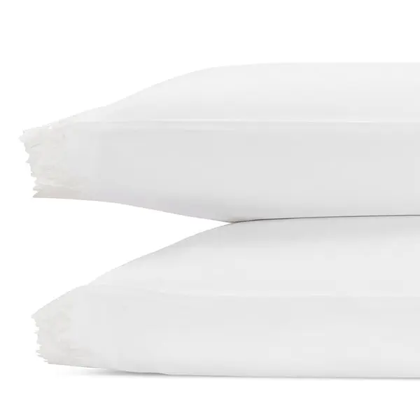 MATOUK Virginia King Pillowcases, Pair - White