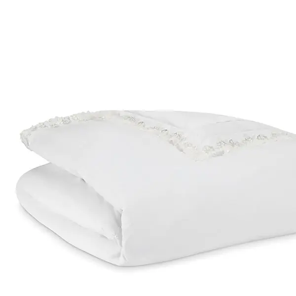 MATOUK Virginia Duvet Cover, Full/queen - White