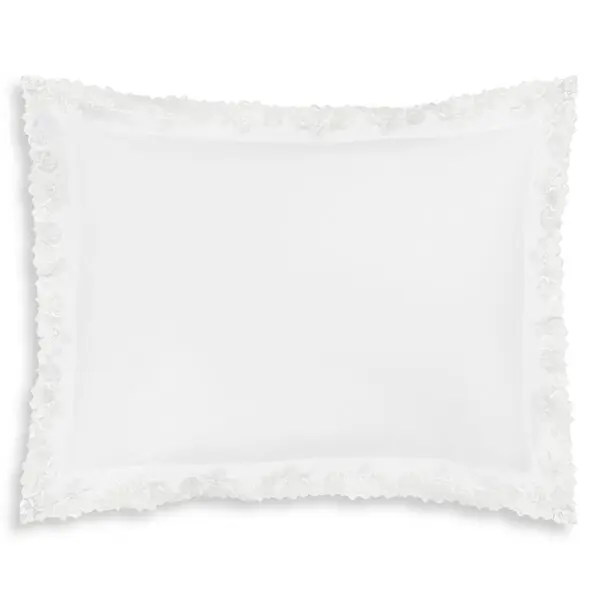 MATOUK Virginia Standard Sham - White