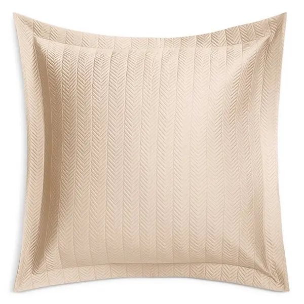 MATOUK Netto Quilted Euro Sham - Dune