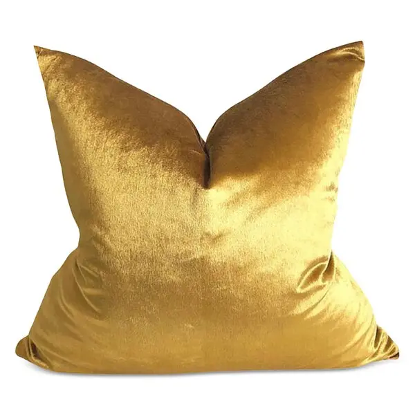 MODISH DECOR PILLOWS Square Pillow Cover, 24"l X 24"w - Gold