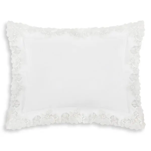 MATOUK Virginia Boudoir Sham - White