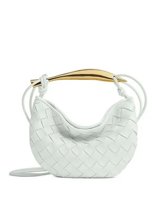 Bottega Veneta Mini Sardine Bag - Chalk Muse/brass