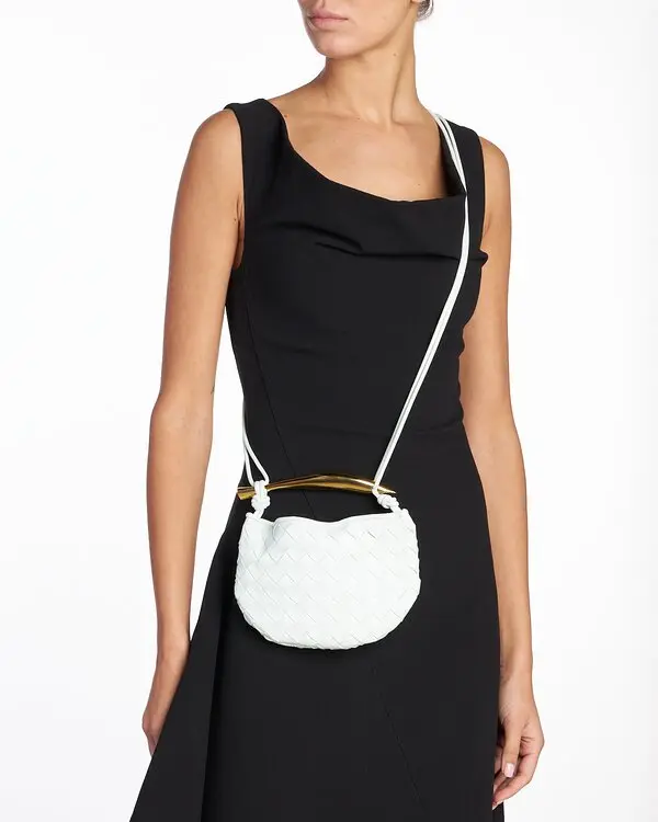 Bottega Veneta Mini Sardine Bag - Chalk Muse/brass