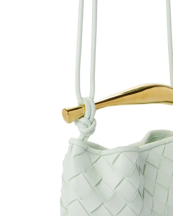 Bottega Veneta Mini Sardine Bag - Chalk Muse/brass