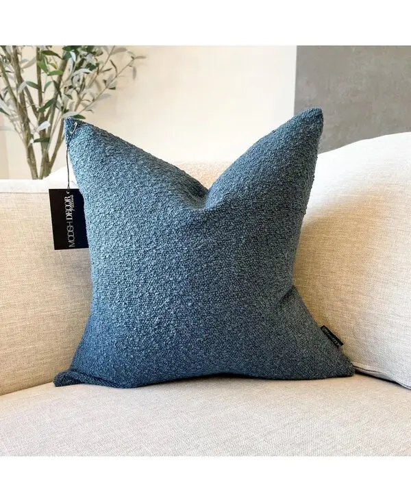 MODISH DECOR PILLOWS Square Pillow Cover, 18"l X 18"w - Navy