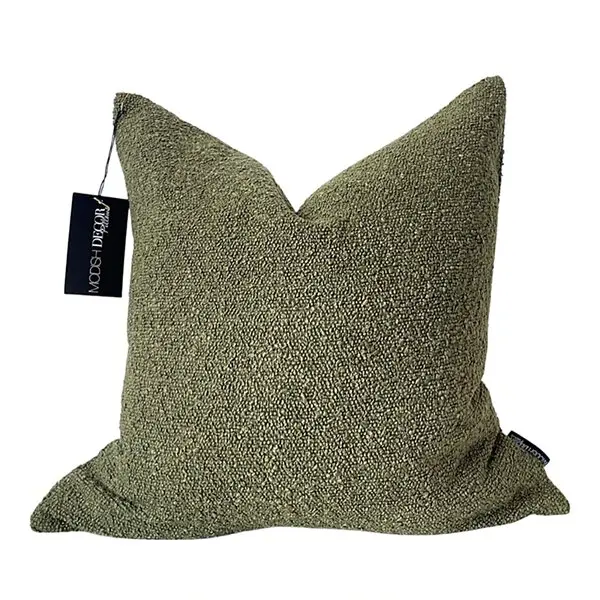 MODISH DECOR PILLOWS Square Pillow Cover, 24"l X 24"w - Olive