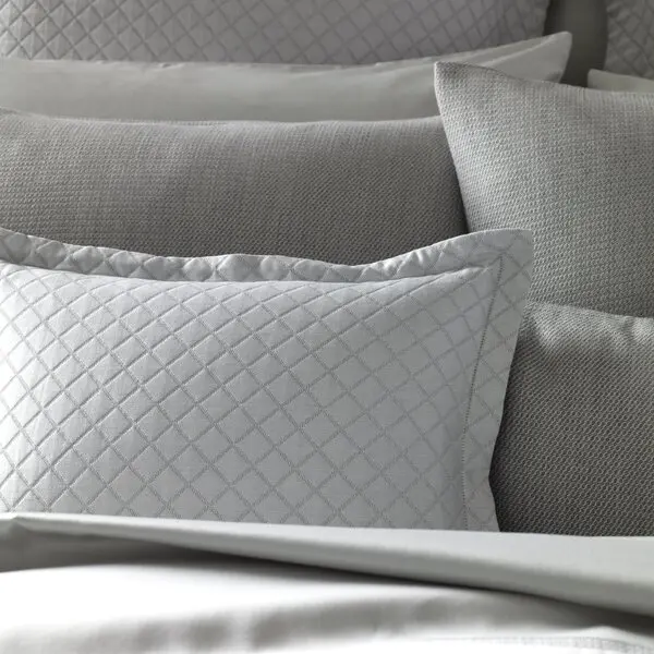 MATOUK Nadia Boudoir Sham - Silver