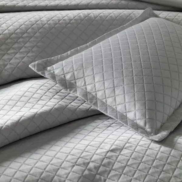 MATOUK Nadia Boudoir Sham - Silver