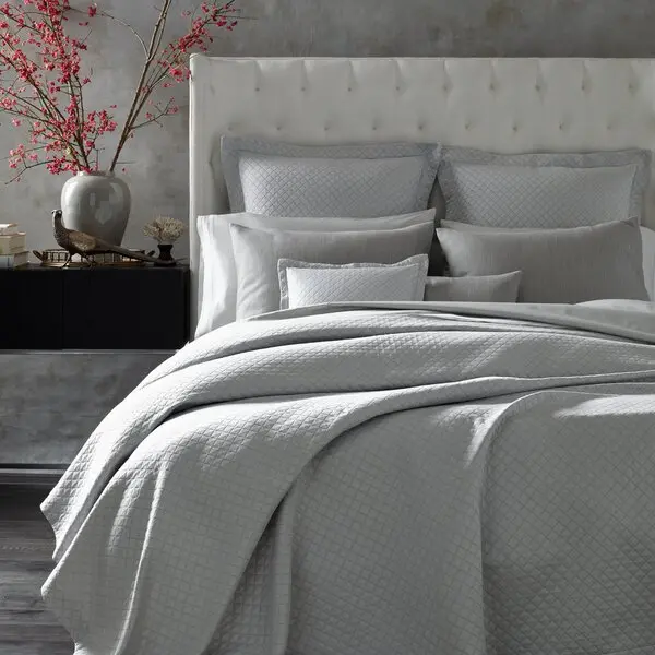 MATOUK Nadia Boudoir Sham - Silver