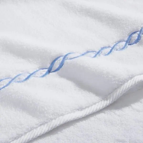 MATOUK Classic Chain Milagro Hand Towel Exclusive - White/blue