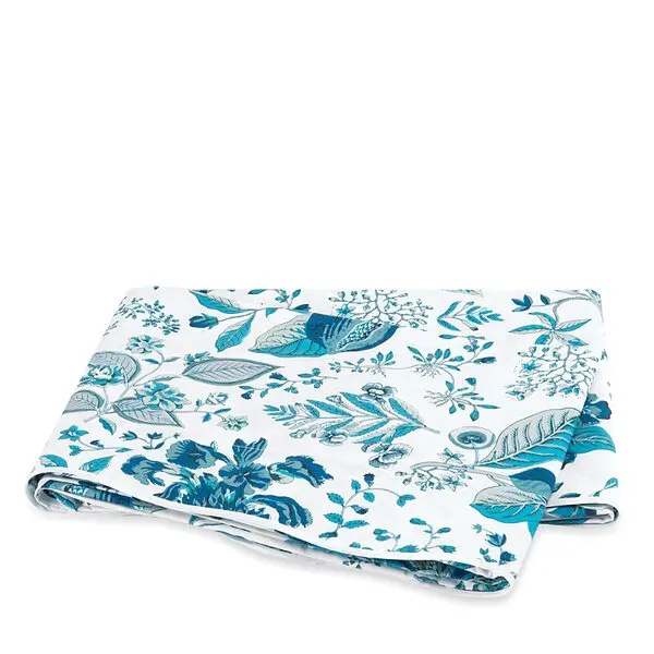 MATOUK Schumacher Pomegranate Flat Sheet - Prussian Blue