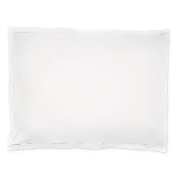 MATOUK Luca Satin Stitch King Sham - White