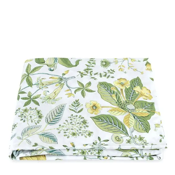 MATOUK Schumacher Pomegranate Fitted Sheet, Queen - Citrus