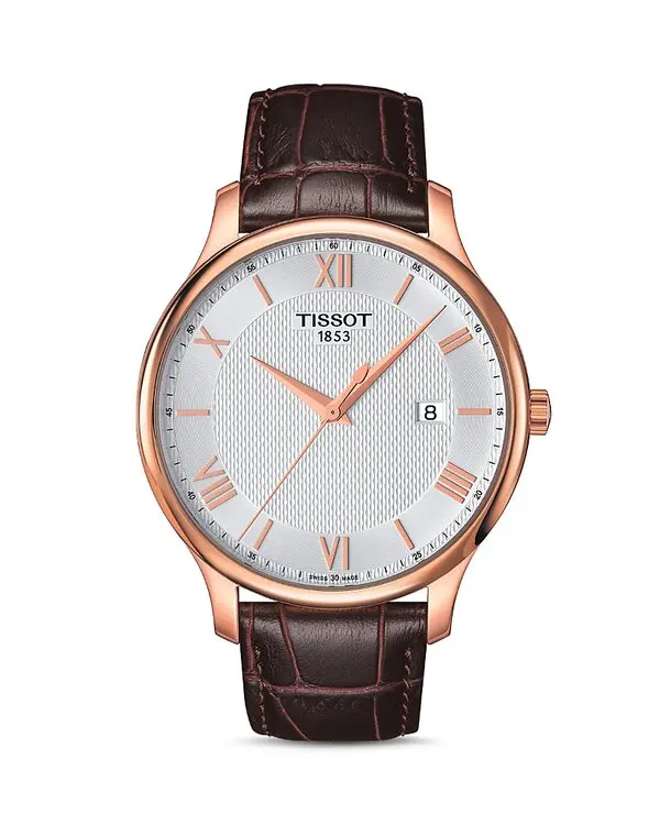 TISSOT Tradition Watch - White/brown