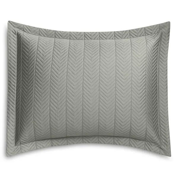 MATOUK Netto Quilted Boudoir Sham - Celadon