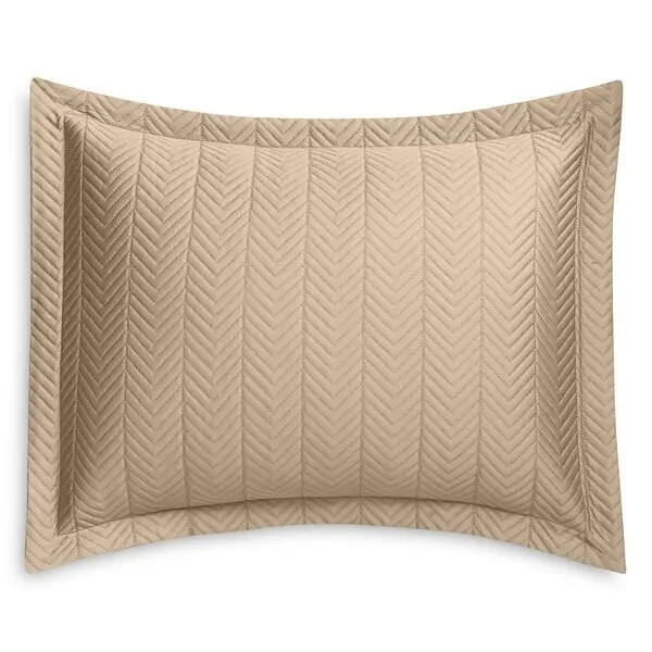 MATOUK Netto Quilted Boudoir Sham - Champagne