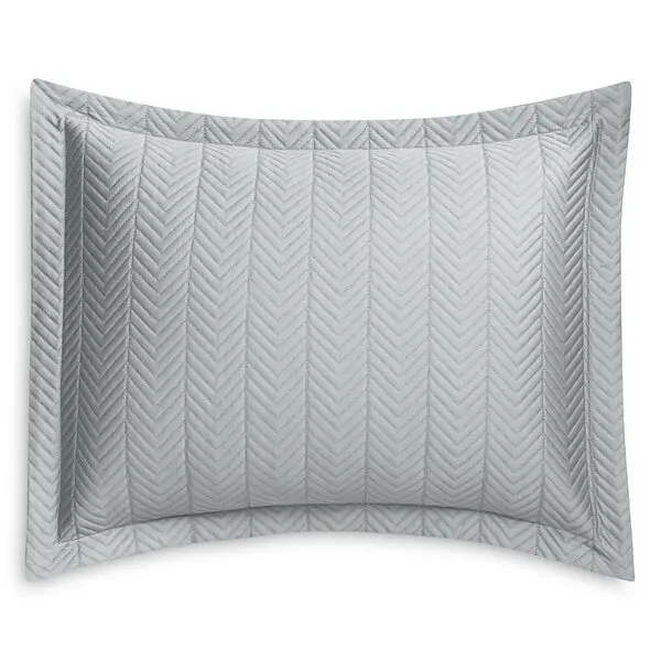 MATOUK Netto Quilted Boudoir Sham - Pool