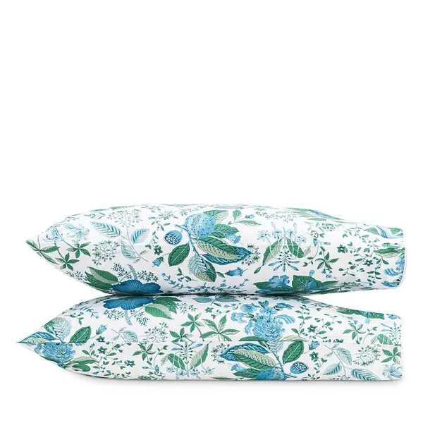 MATOUK Schumacher Pomegranate Pillowcase, Pair - Sea