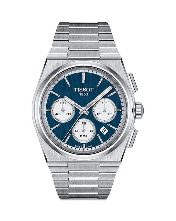 TISSOT Prx Chronograph 42mm - Blue/silver