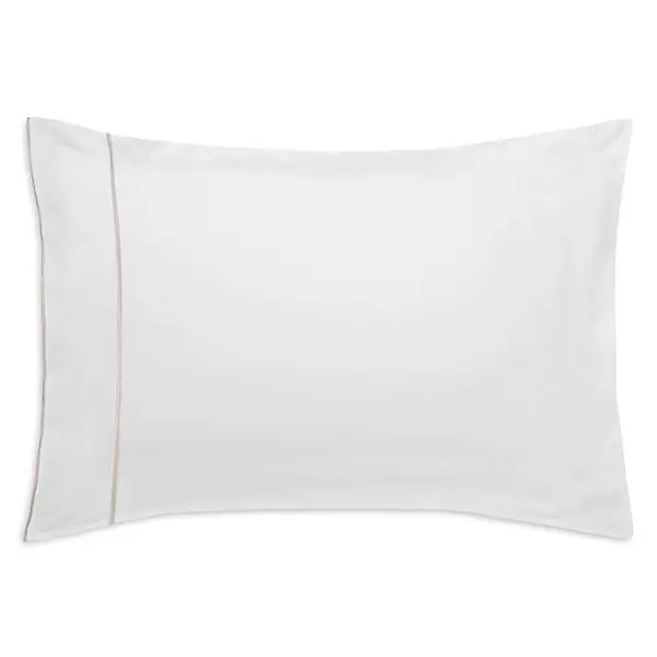 ANNE DE SOLENE Louvre King Pillowcase, Pair - Blanc