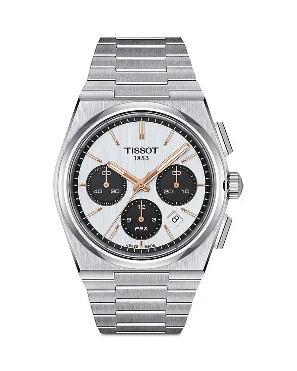 TISSOT Prx Chronograph 42mm - White/silver