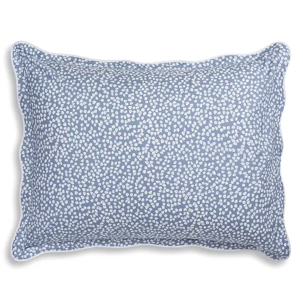 MATOUK Margot Percale Standard Sham - Hazy Blue