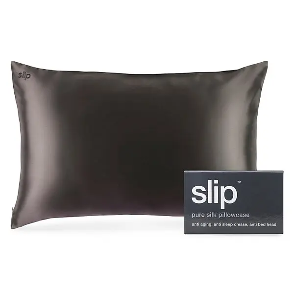 Slip Pure Silk Pillowcase - Charcoal