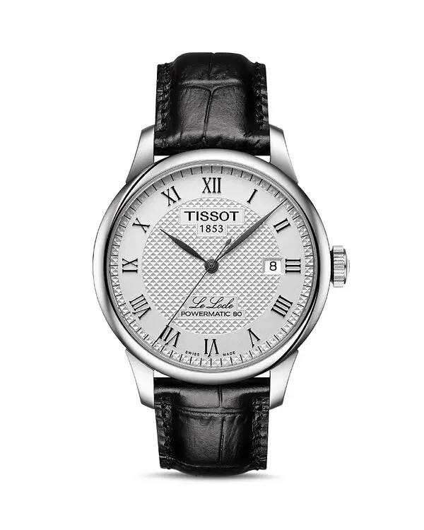 TISSOT Lelocle Watch 39.3mm - Silver/black