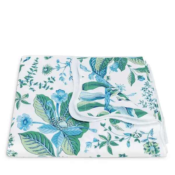 MATOUK Schumacher Pomegranate Duvet Cover, Queen - Sea