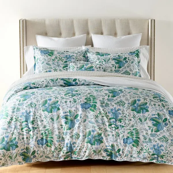 MATOUK Schumacher Pomegranate Duvet Cover - Sea