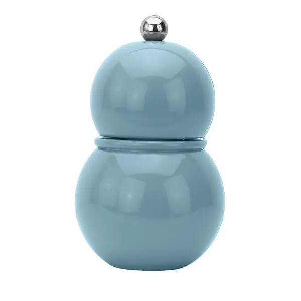 ADDISON ROSS Lacquer Bobbin Salt Or Pepper Mill Grinder - Chambray