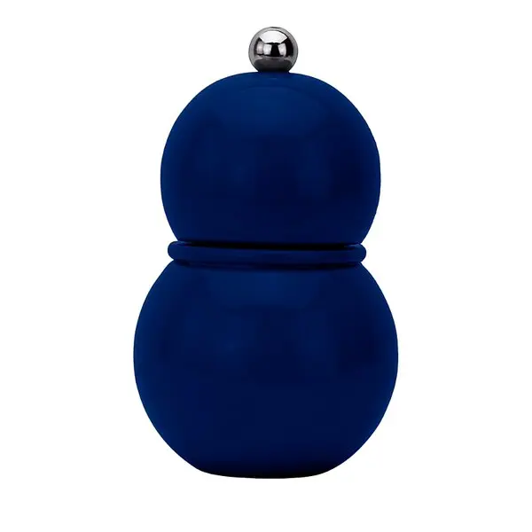 ADDISON ROSS LONDON Lacquer Bobbin Salt Or Pepper Mill Grinder - Navy