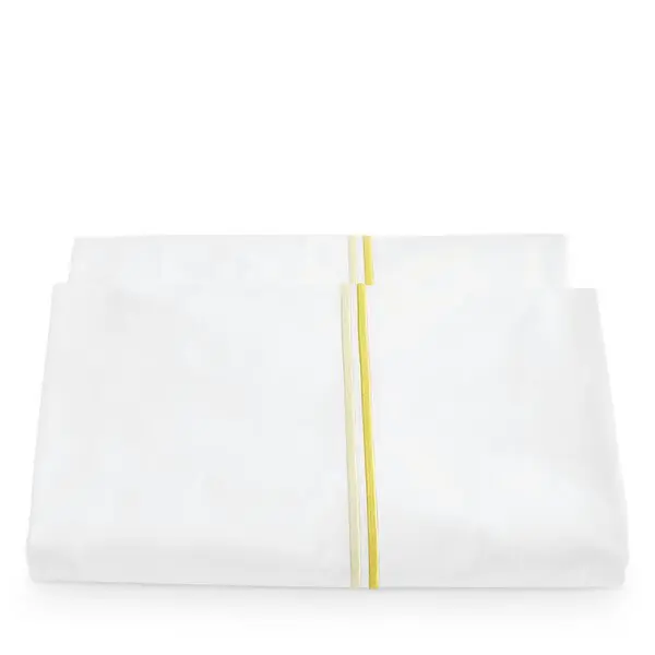 MATOUK Essex Duvet Cover, Full/queen - Lemon