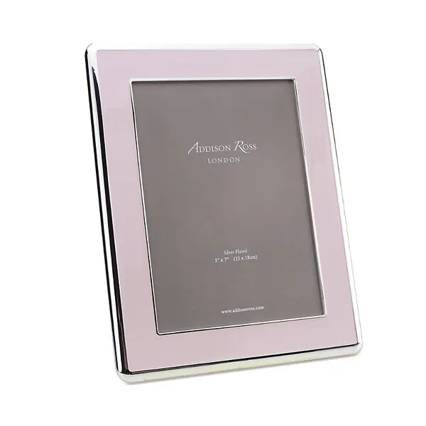 ADDISON ROSS Curved Enamel Picture Frame, 5 X 7 - Pink
