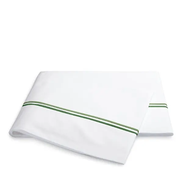 MATOUK Essex Flat Sheet, Full/queen - Green