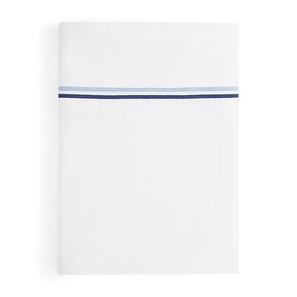 MATOUK Essex Flat Sheet, Full/queen - Navy