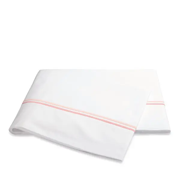 MATOUK Essex Flat Sheet, Full/queen - Pink