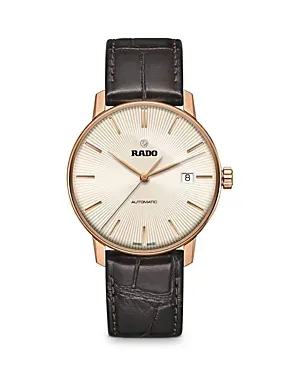 RADO Coupole Classic 41mm Watch - Rose Gold/brown