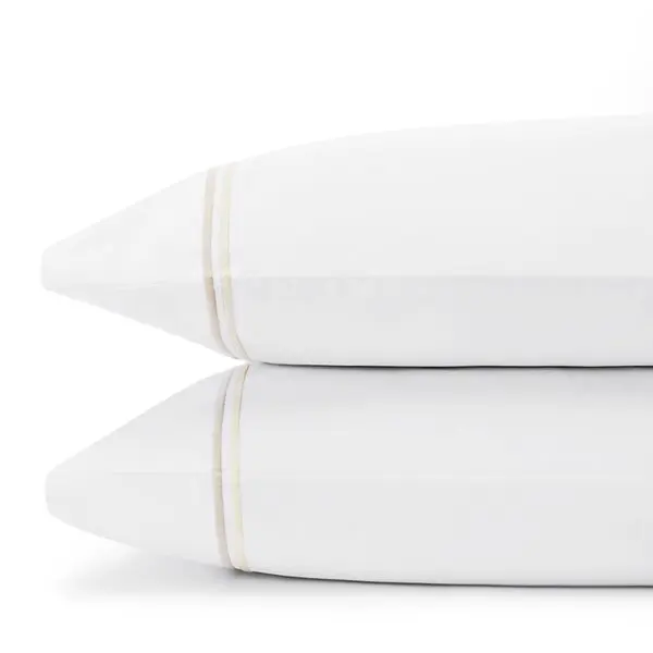 MATOUK Essex King Pillowcase, Pair - Champagne