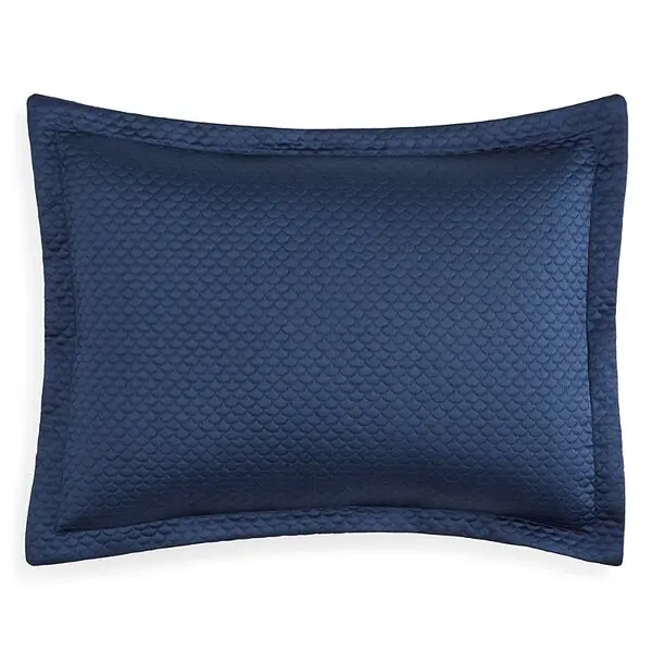 MATOUK Alba Quilted Boudoir Sham - Blue