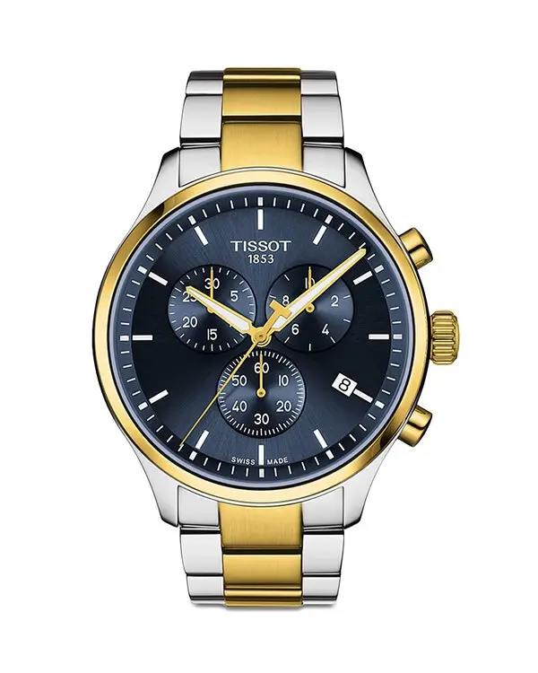 TISSOT Chrono Xl Classic Chronograph 45mm - Blue/two-tone