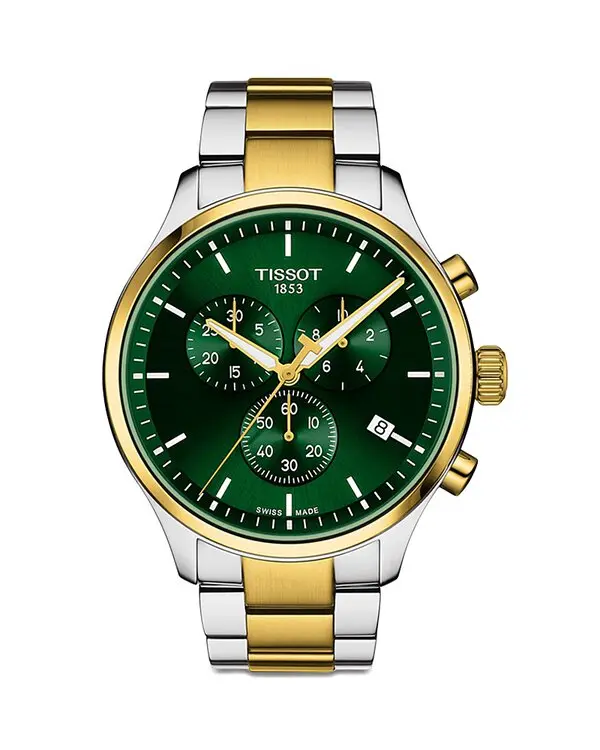 TISSOT Chrono Xl Classic Chronograph 45mm - Green/two-tone