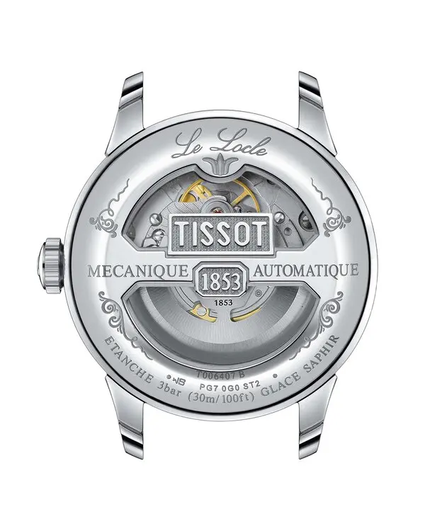 TISSOT Le Locle Powermatic 80 Open Heart Watch, 39mm