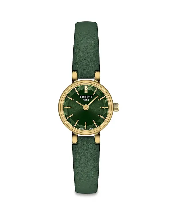 TISSOT Lovely Round Watch, 20mm - Green
