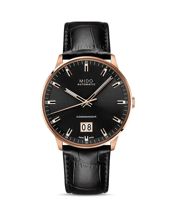 MIDO Commander 42mm Watch - Black