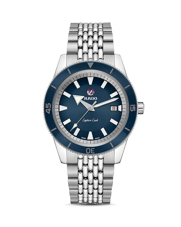 RADO Tradition 42mm Watch - Blue/silver